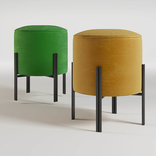 Puffoso Pouf 3D model | CGTrader