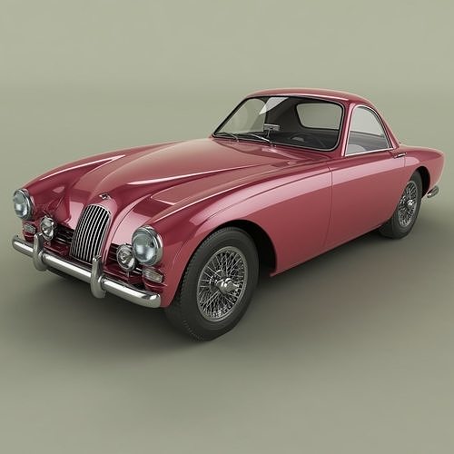 Morgan Plus 4 Plus coupe 3D model | CGTrader