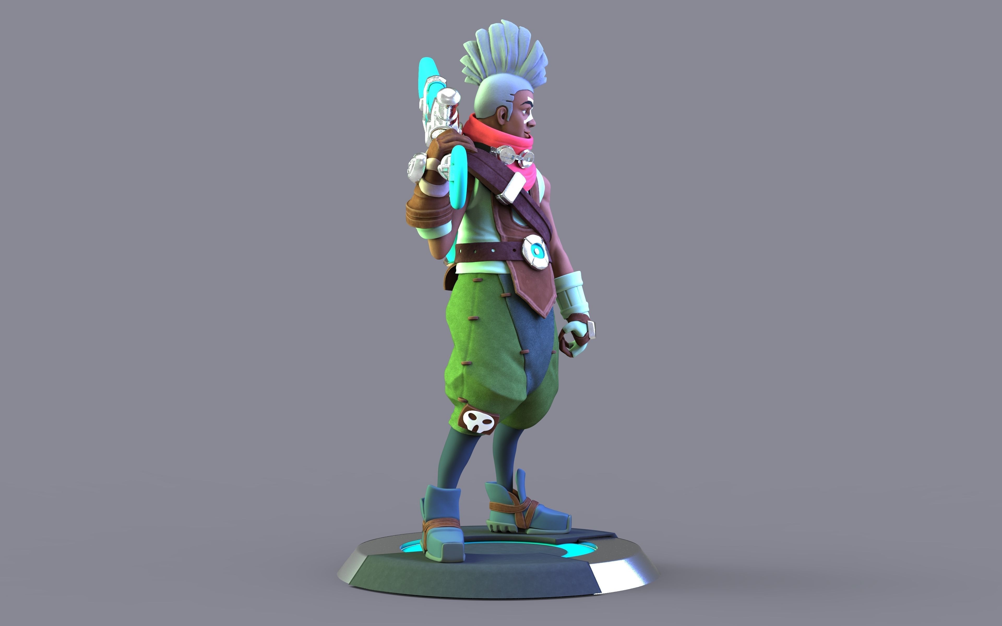 Ekko 3D Print Model 3D model 3D printable | CGTrader