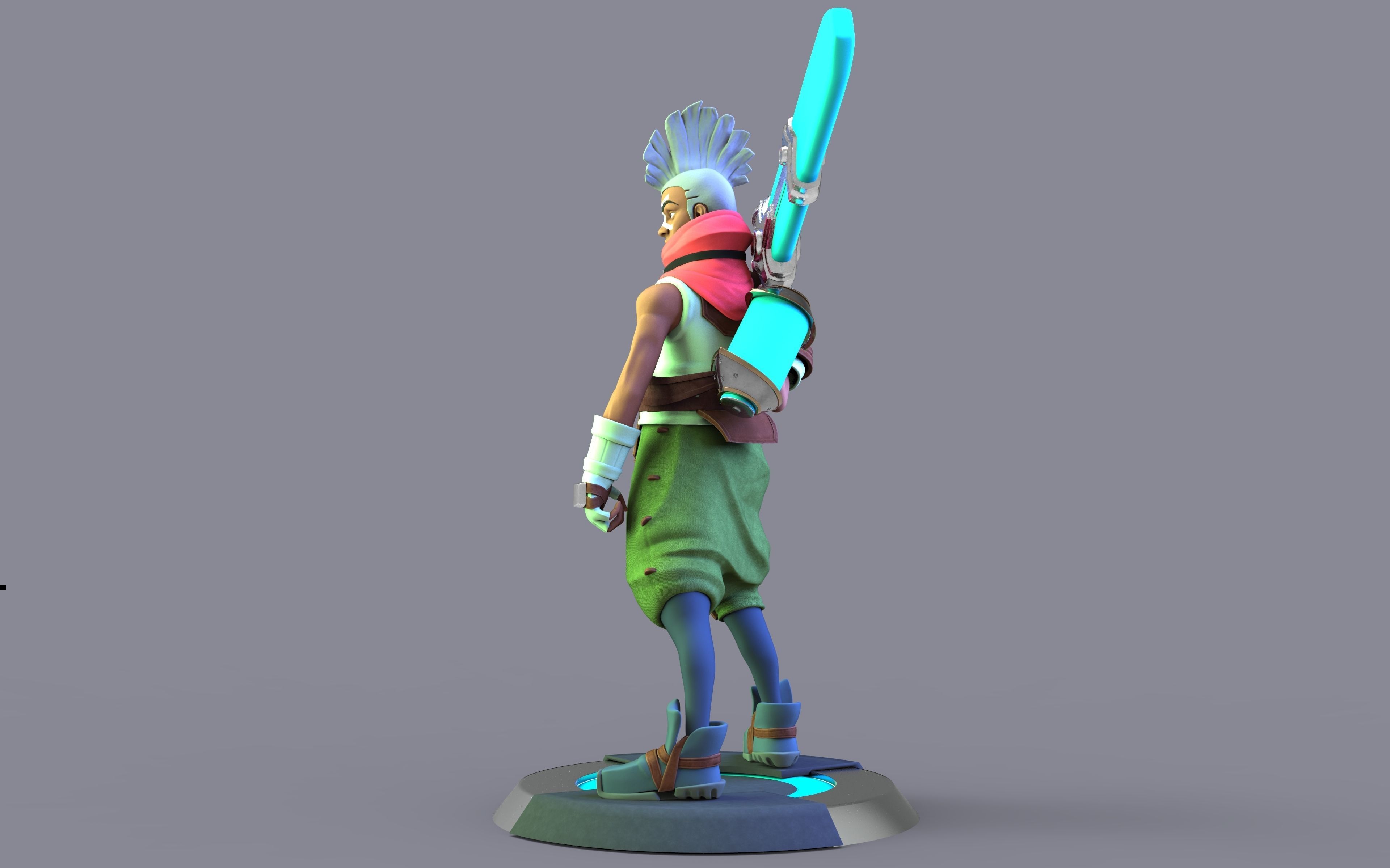 Ekko 3D Print Model 3D model 3D printable | CGTrader