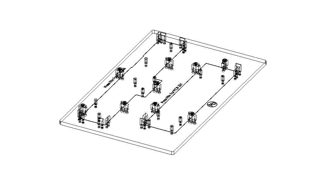 PCB Press Fit Fixture MOD201206 3D model rigged | CGTrader