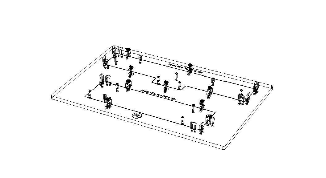 PCB Press Fit Fixture MOD201206 3D model rigged | CGTrader