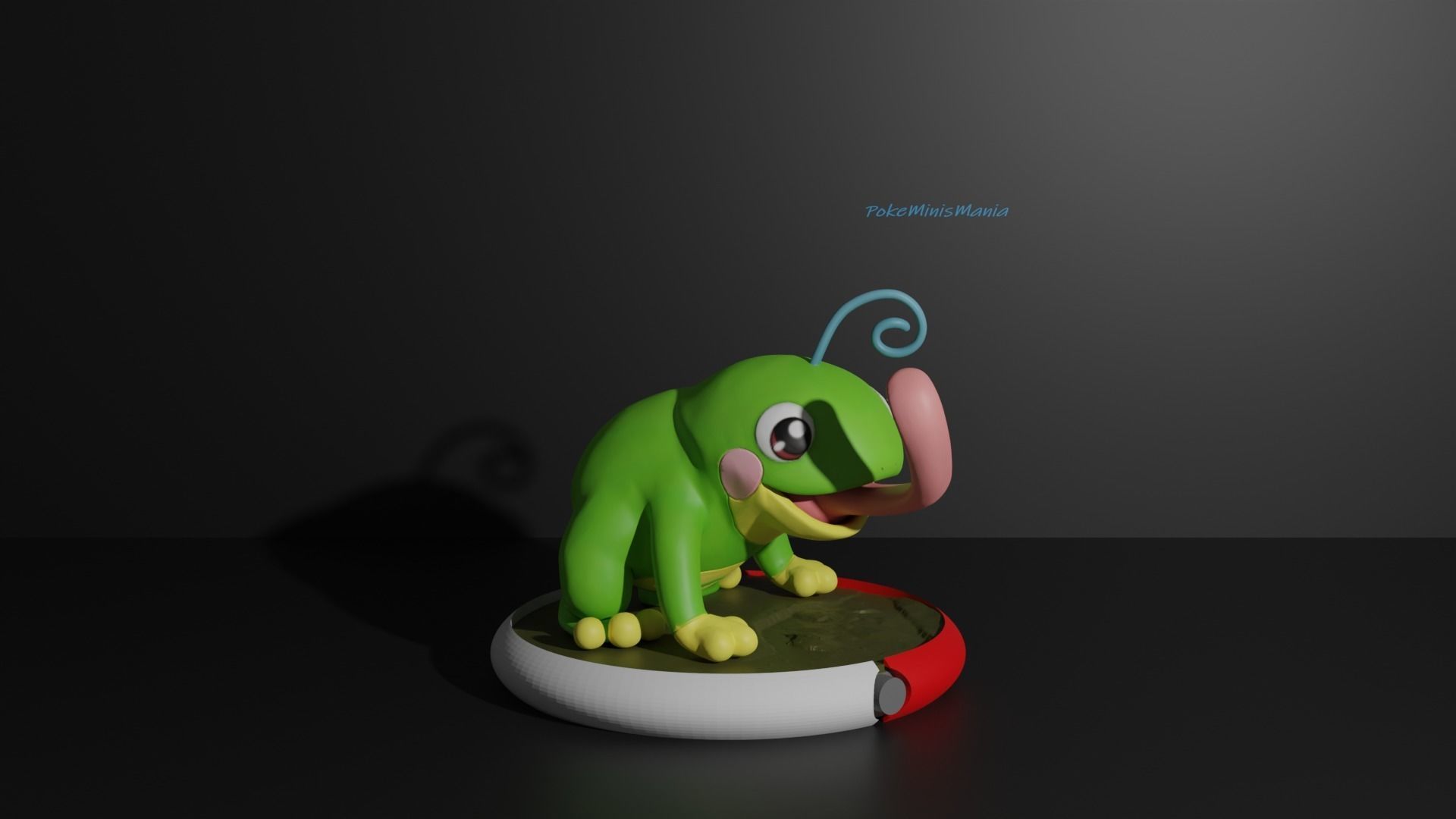 Poliwag Poliwhirl Poliwrath and Politoed 3D print model 3D model 3D ...