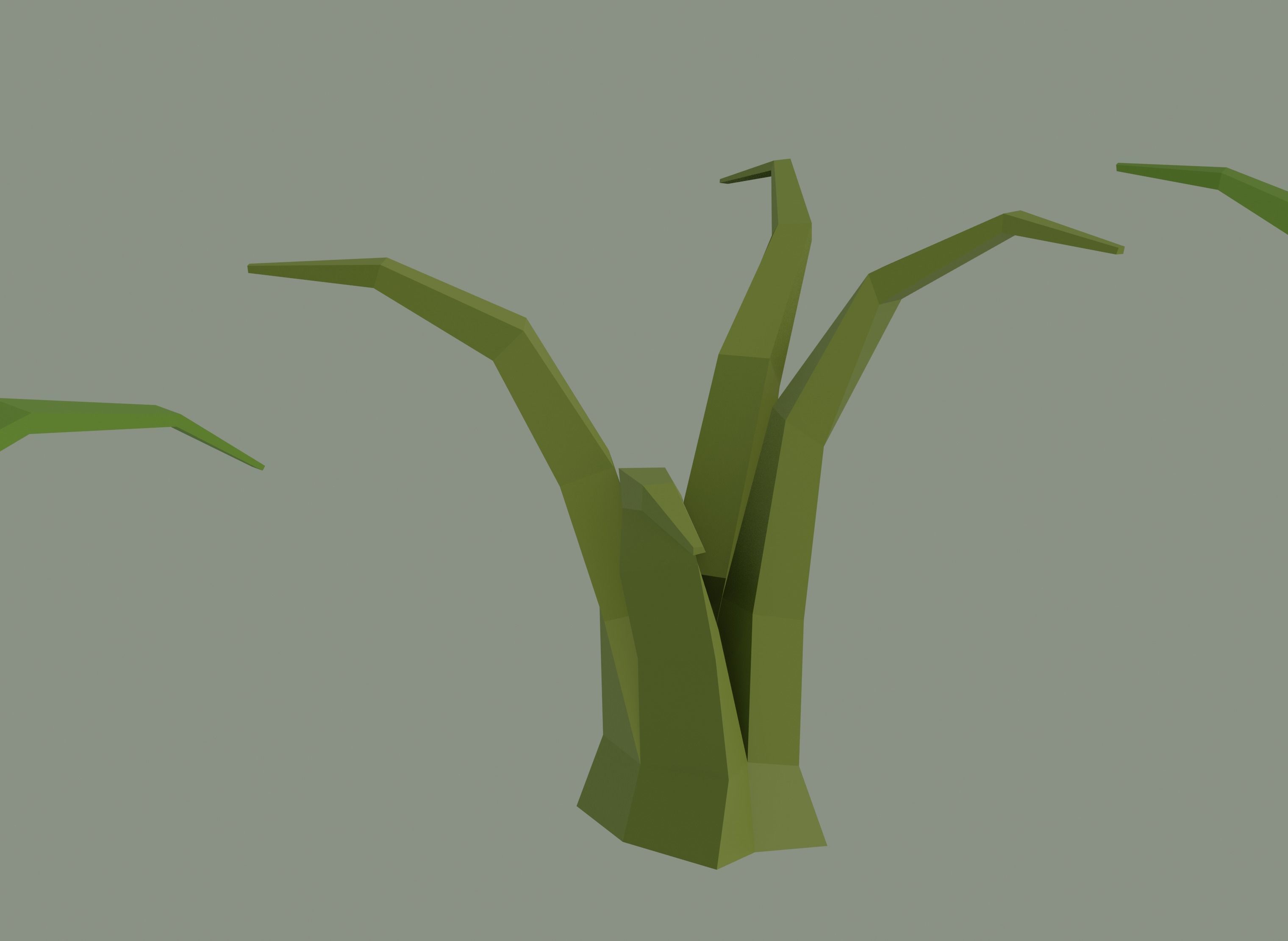 3D model Grass Low Poly VR / AR / low-poly | CGTrader