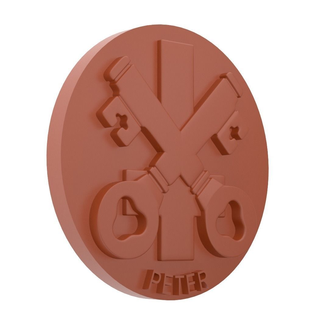 Symbols of the Apostles - PETER 3D model | CGTrader