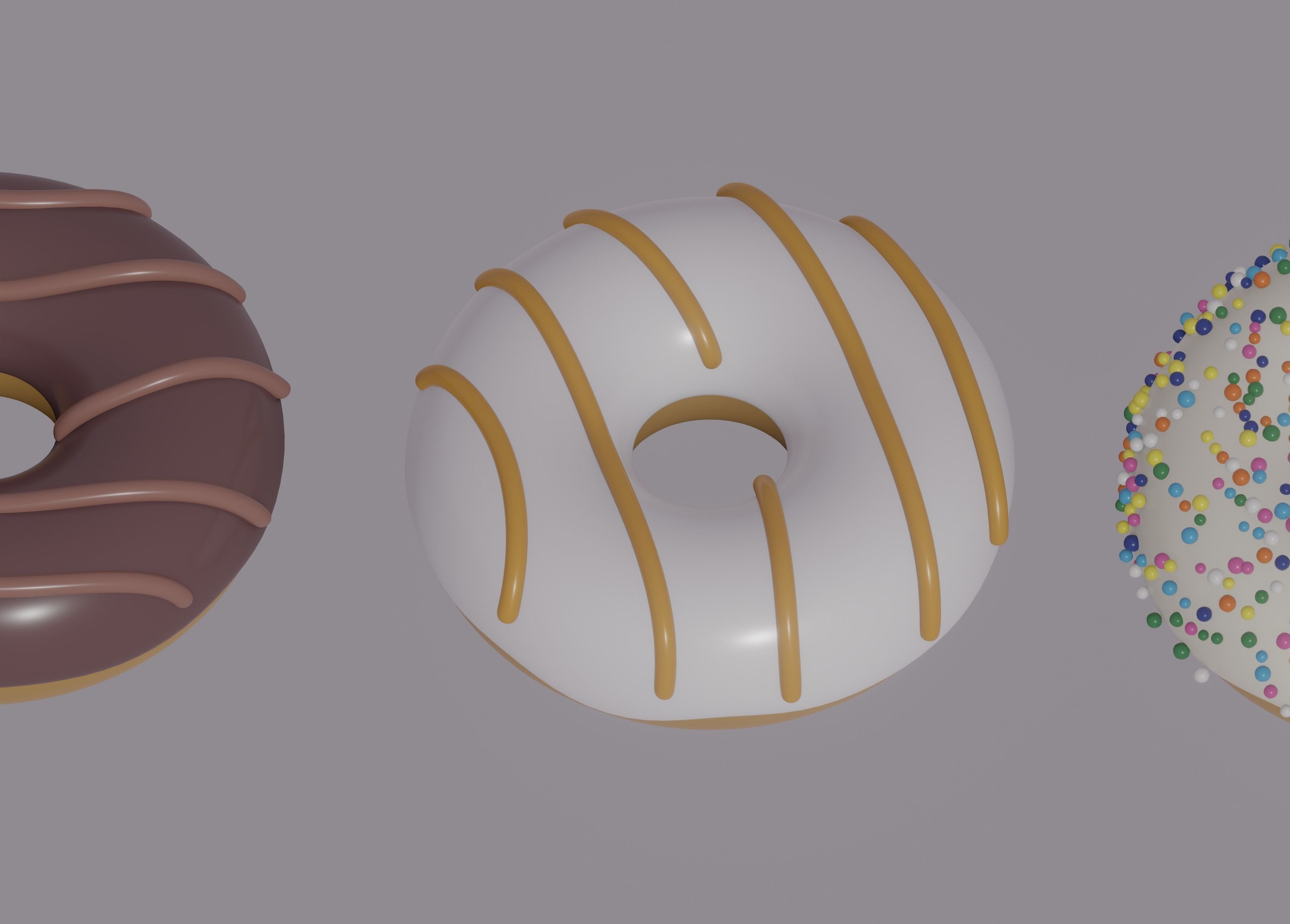 Doughnuts 3D model | CGTrader