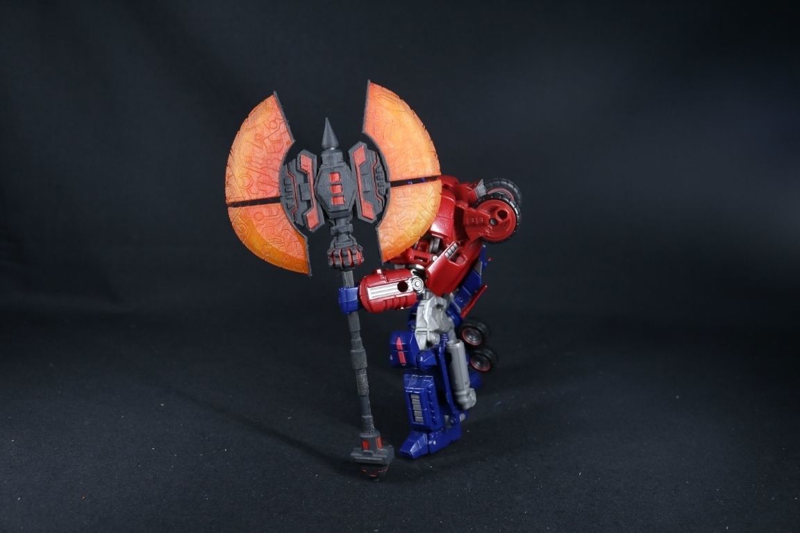 Optimus Prime Battle Axe from Transformers War for Cybertron 3D model ...