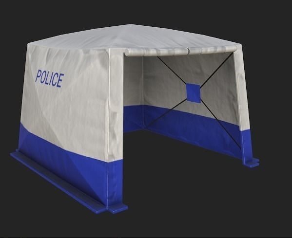 3D model Police Tent VR / AR / low-poly | CGTrader