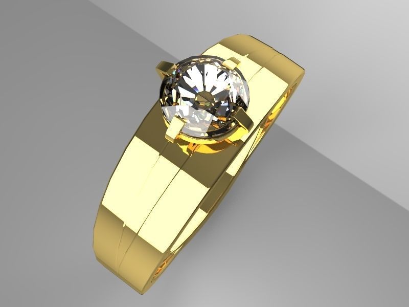 Rings Join Diamond 3D model 3D printable | CGTrader