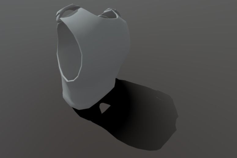 police vest base model 3D model | CGTrader