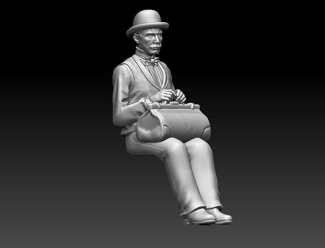 PASSENGER 3D model 3D printable | CGTrader