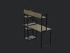 3D model computer desk and shelf VR / AR / low-poly | CGTrader