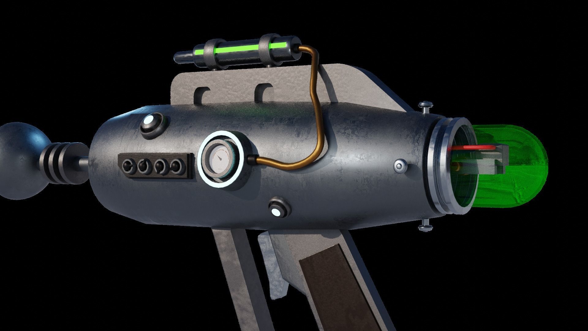 3D model Alien Weapon VR / AR / low-poly | CGTrader