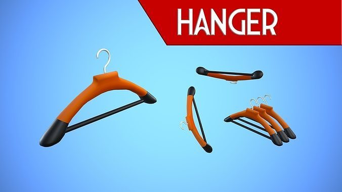 3D model HANGER CARTOON STYLIZED VR / AR / low-poly | CGTrader