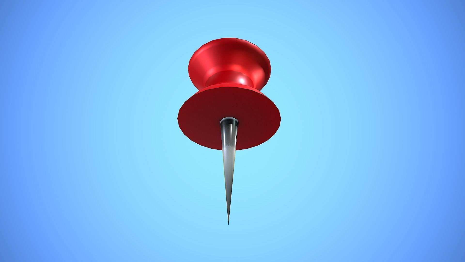 3D model PUSHPIN CARTOON STYLIZED VR / AR / low-poly | CGTrader