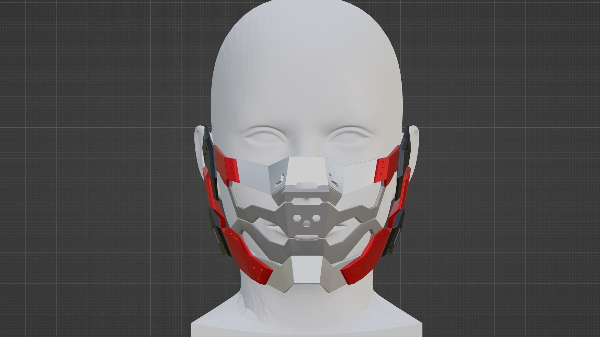 Mask 000 3D model 3D printable | CGTrader