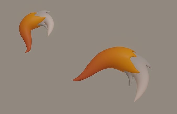 3D model Fox Tail VR / AR / low-poly | CGTrader