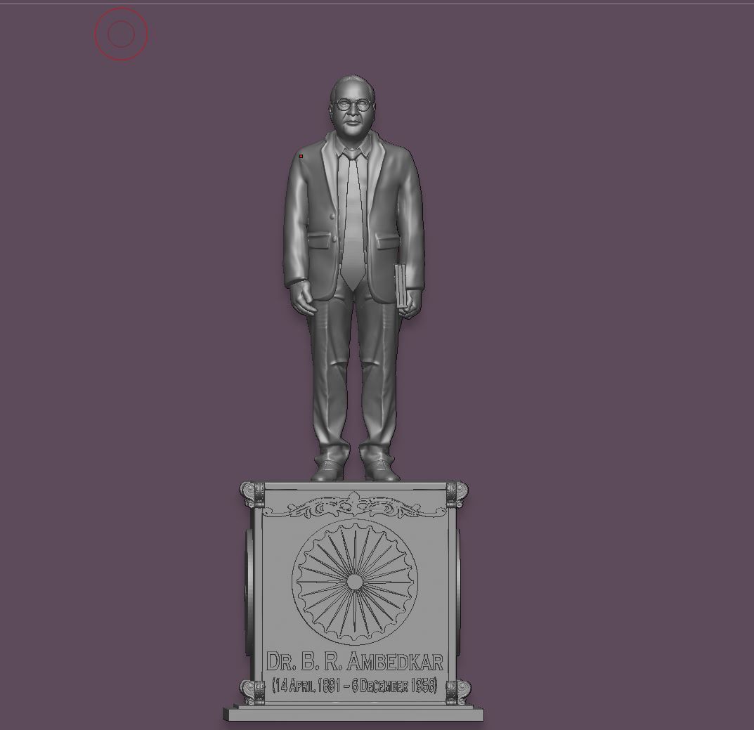 B R Ambedkar 3D model 3D printable | CGTrader