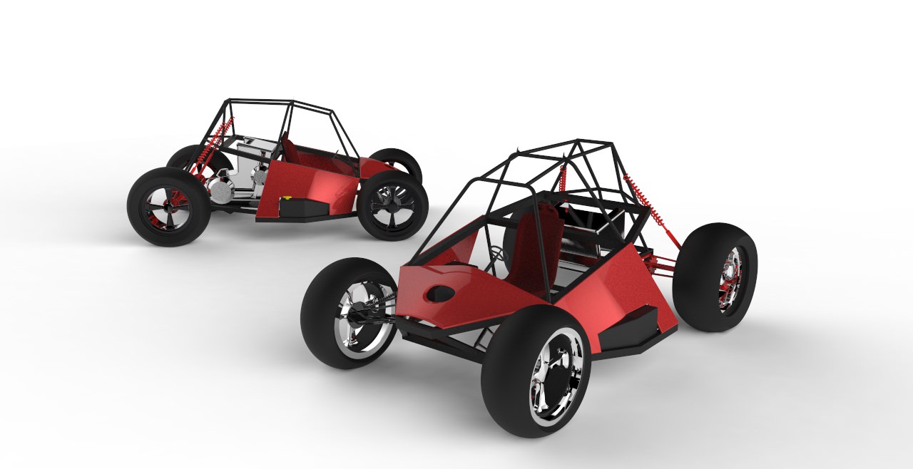 3D buggy | CGTrader