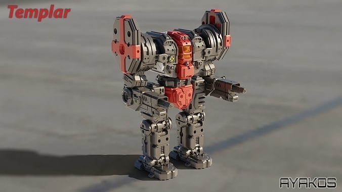 Templar - MW4 - Assault Mech - 4 Variants 3D model 3D printable | CGTrader