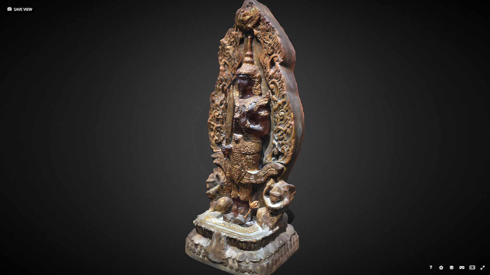 Character - Guardian God 3D model | CGTrader