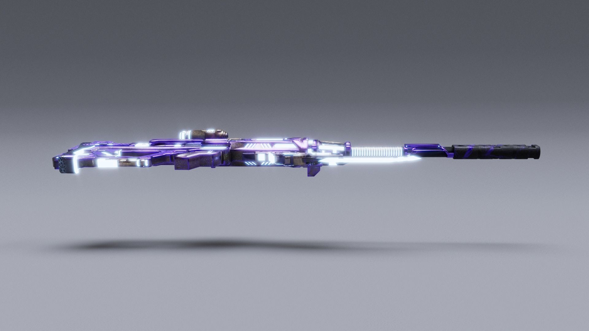 Wepon AWM 3D model rigged | CGTrader