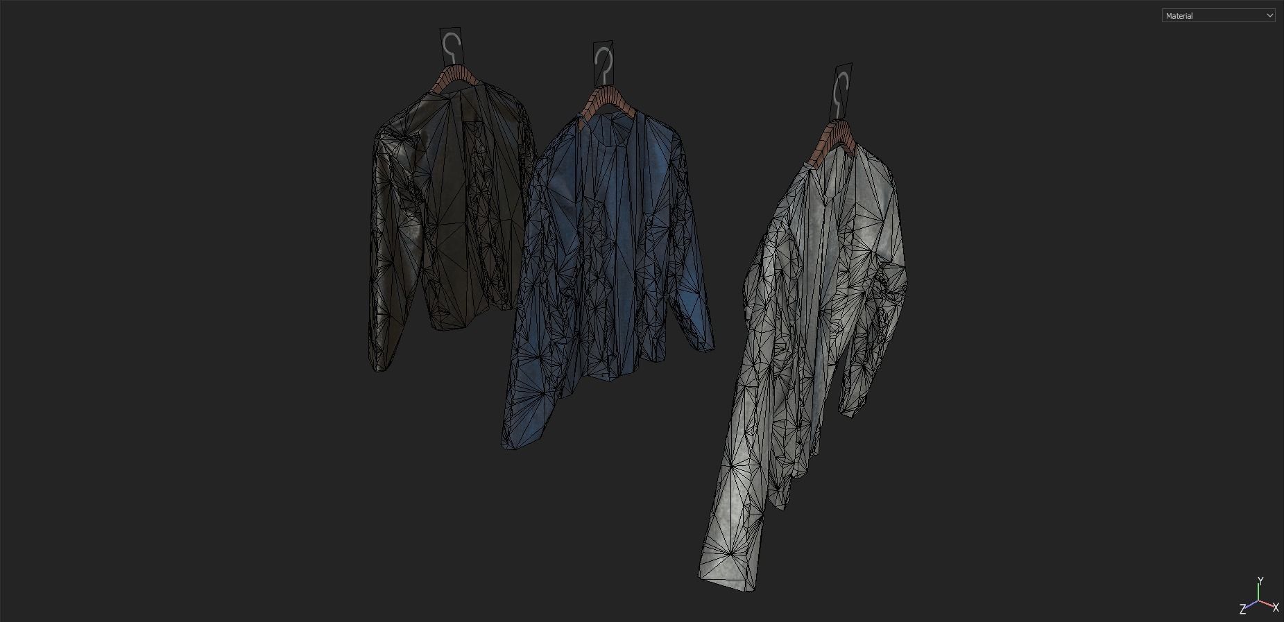 3D model Clothes Prop Pack VR / AR / low-poly | CGTrader