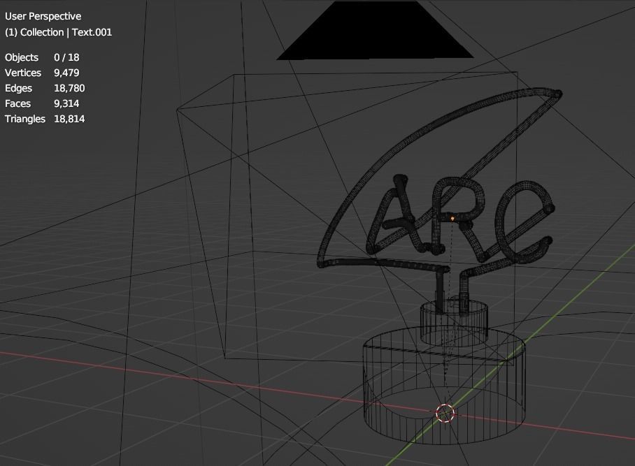 Intel Arc Neon Merchandise Prop 3D model | CGTrader