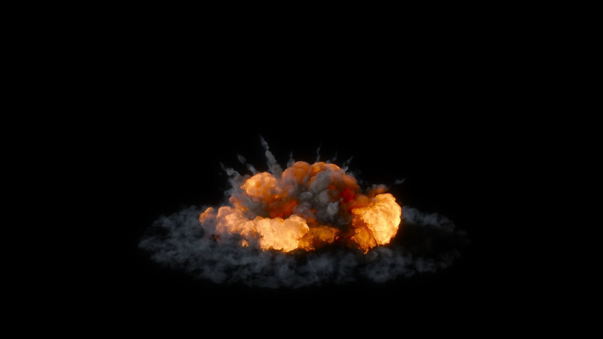 Bomb Explosion 3D model animated | CGTrader
