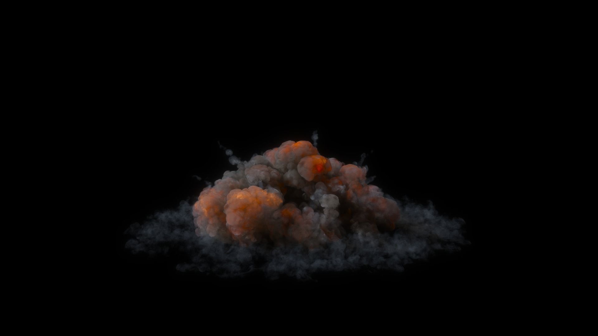 Bomb Explosion 3D model animated | CGTrader