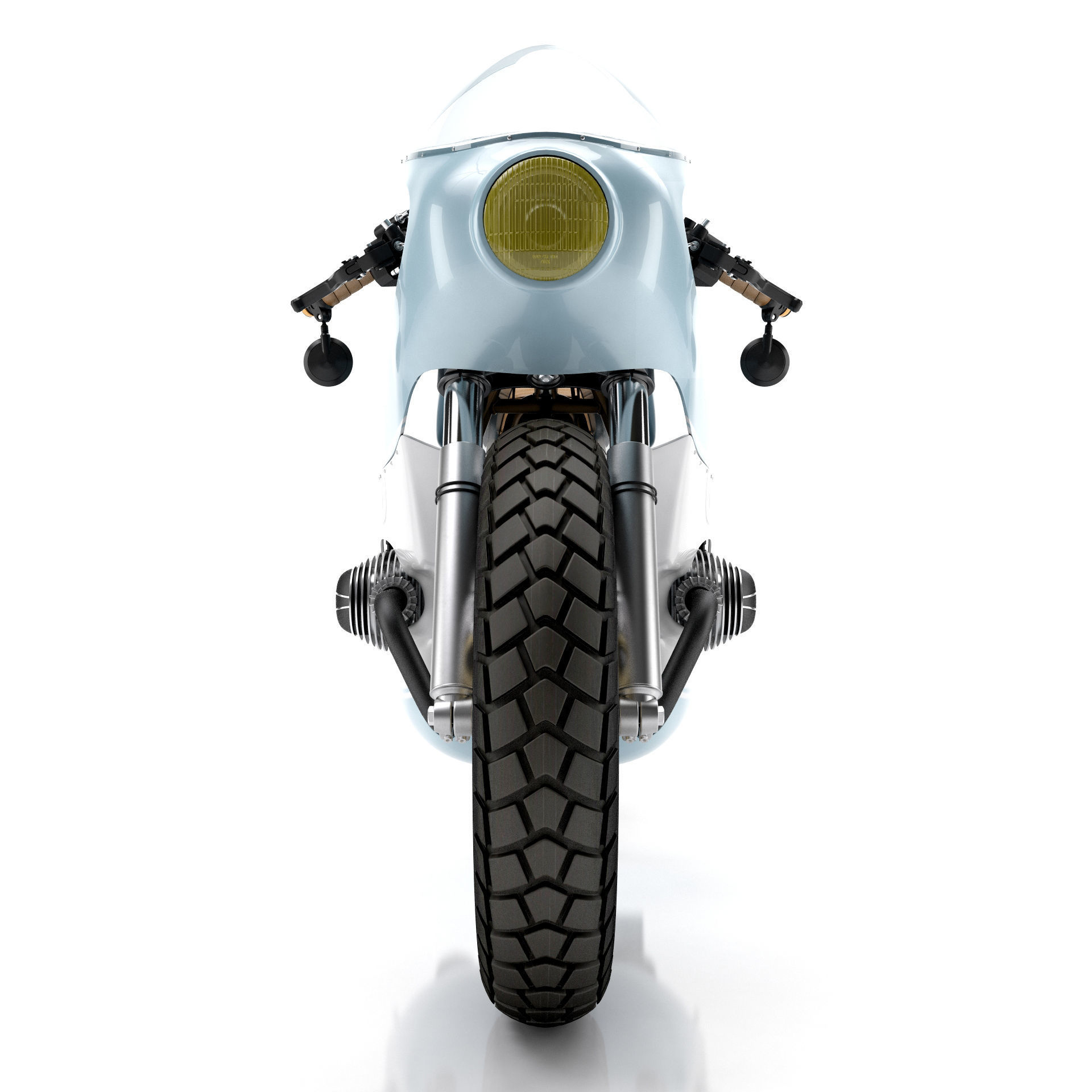 Cafe Racer R80 Motorcycle 3D model | CGTrader