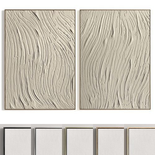 3D model Plaster Two Photo Frame 252 VR / AR / low-poly | CGTrader