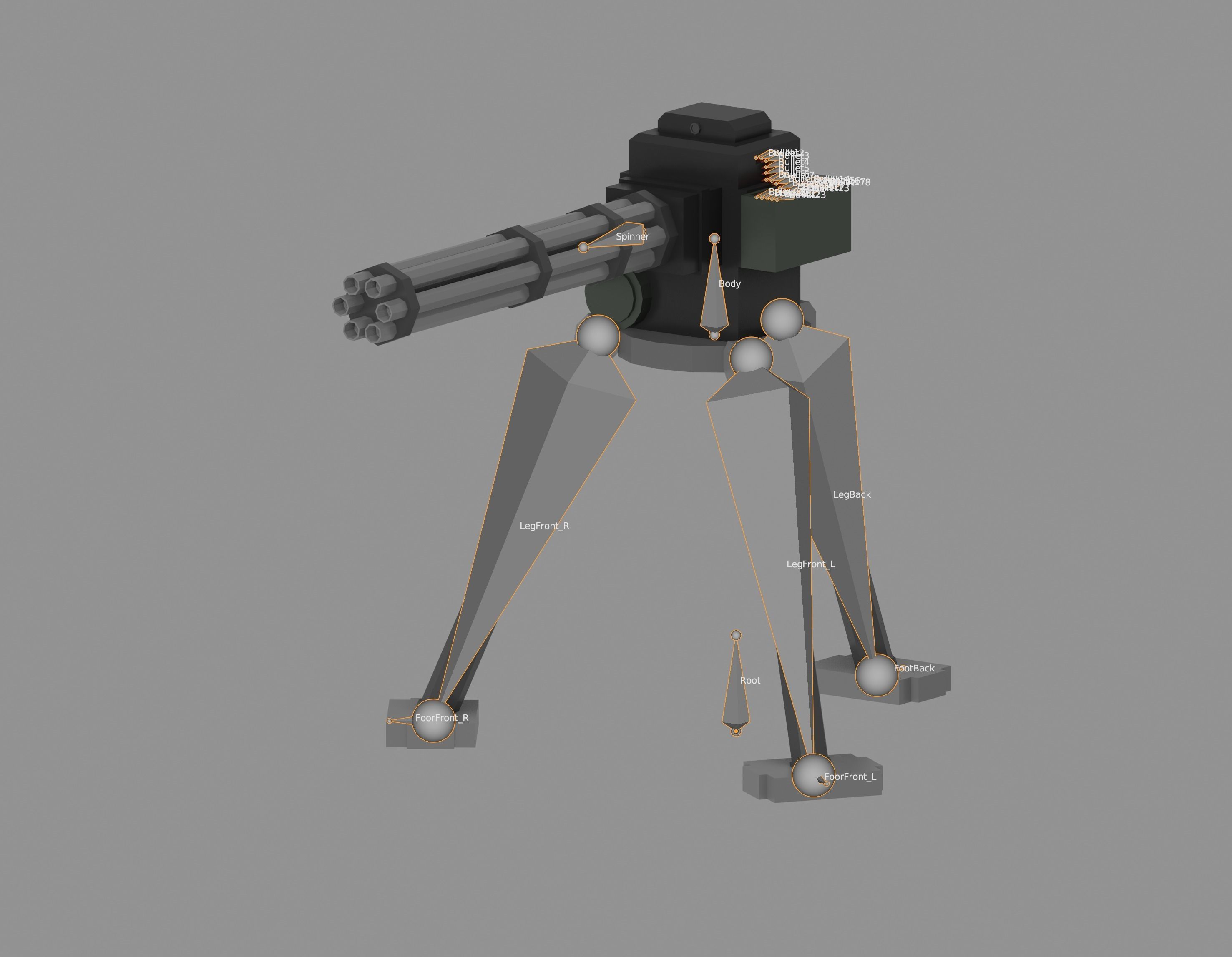 3D model Sentry Gun VR / AR / low-poly | CGTrader