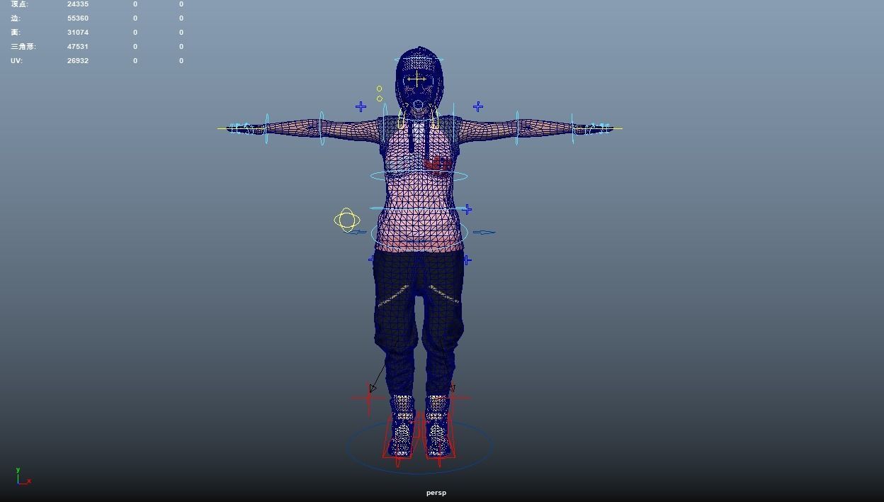 3D model HipHop Girl Rigged 3D Modle VR / AR / low-poly | CGTrader