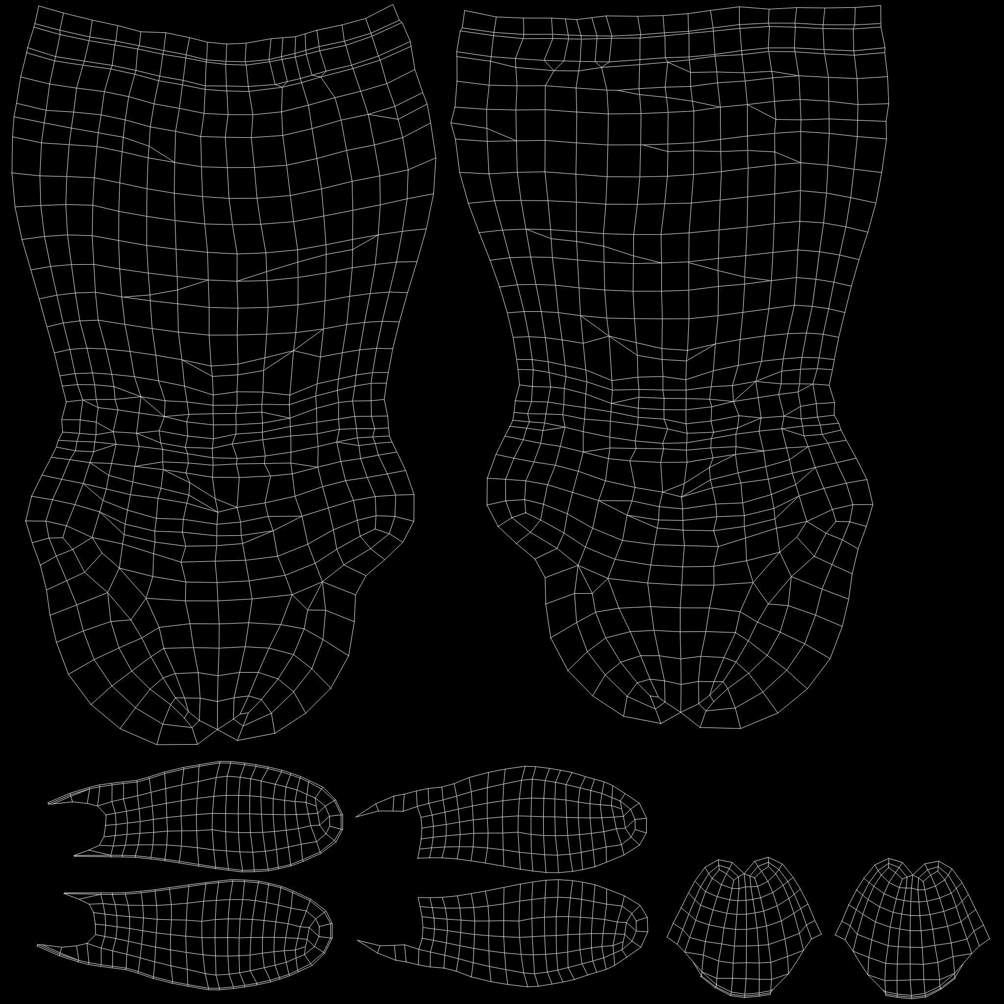 3D model Female Black Sci-Fi Futuristic Full Body Armour Suit VR / AR ...