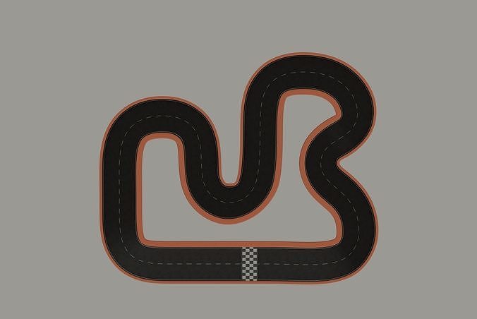 Race Track 3D model | CGTrader