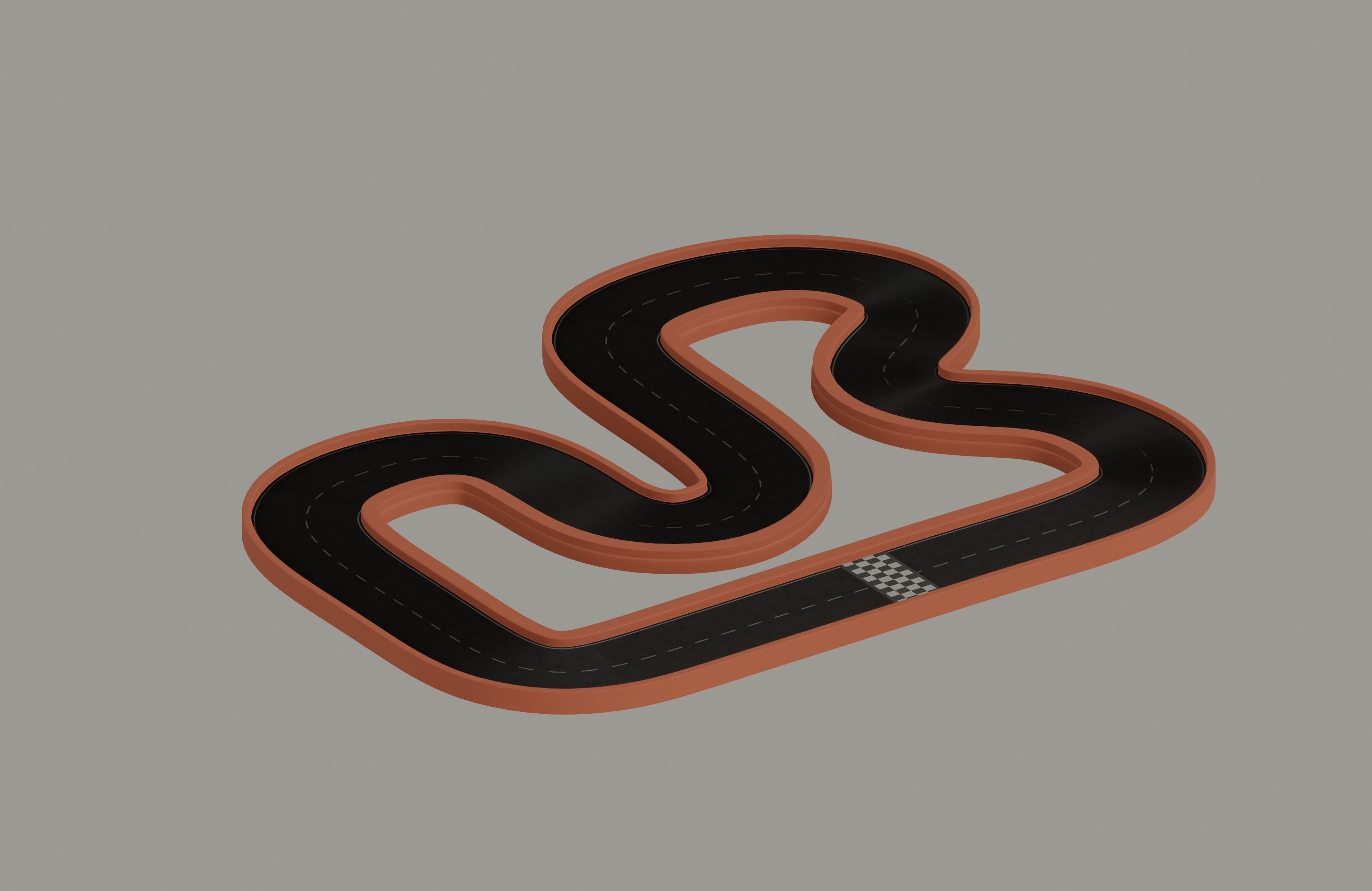 Race Track 3D model | CGTrader