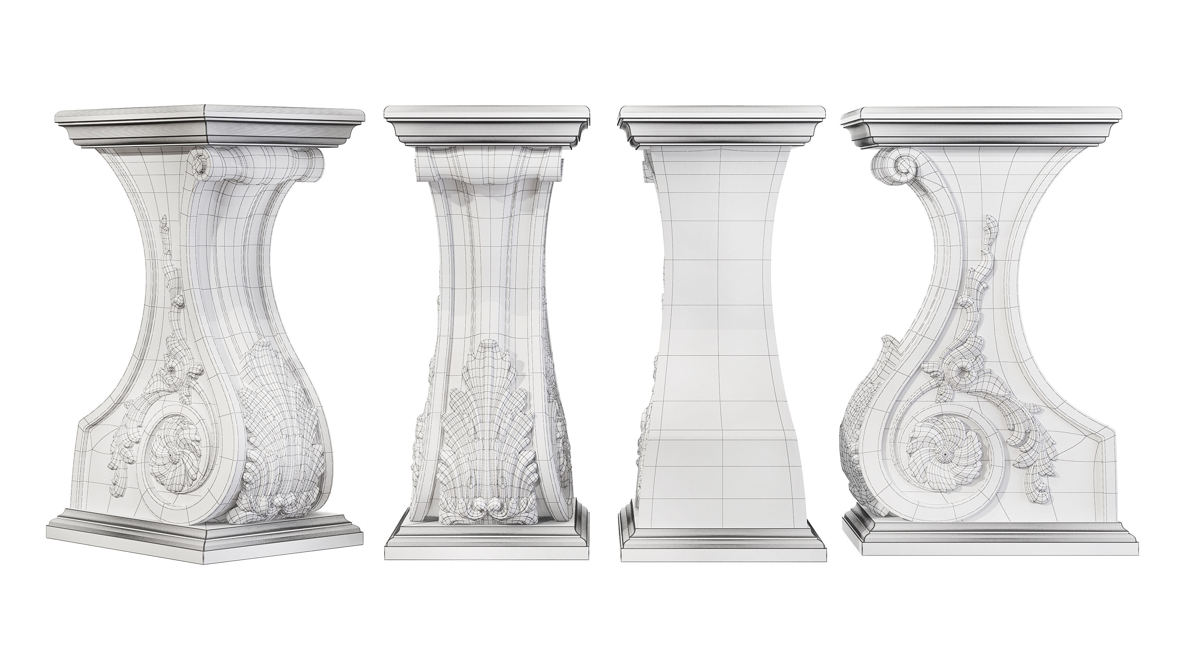 Classic leg 061 3D model | CGTrader