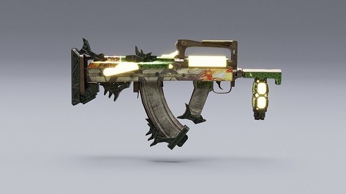 3D model Weapon GROZA VR / AR / low-poly | CGTrader