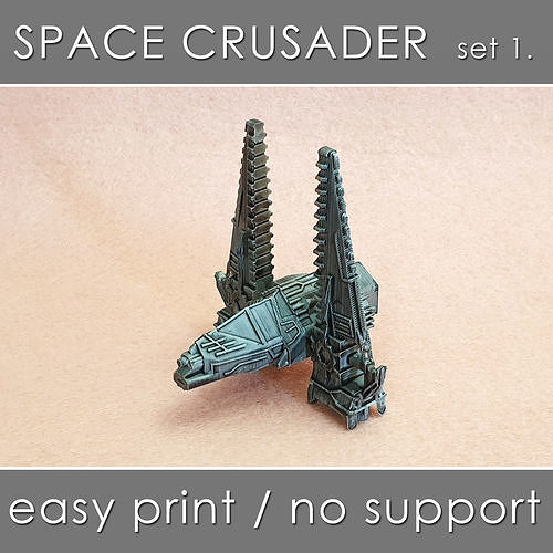 Space Crusader 3D model | CGTrader