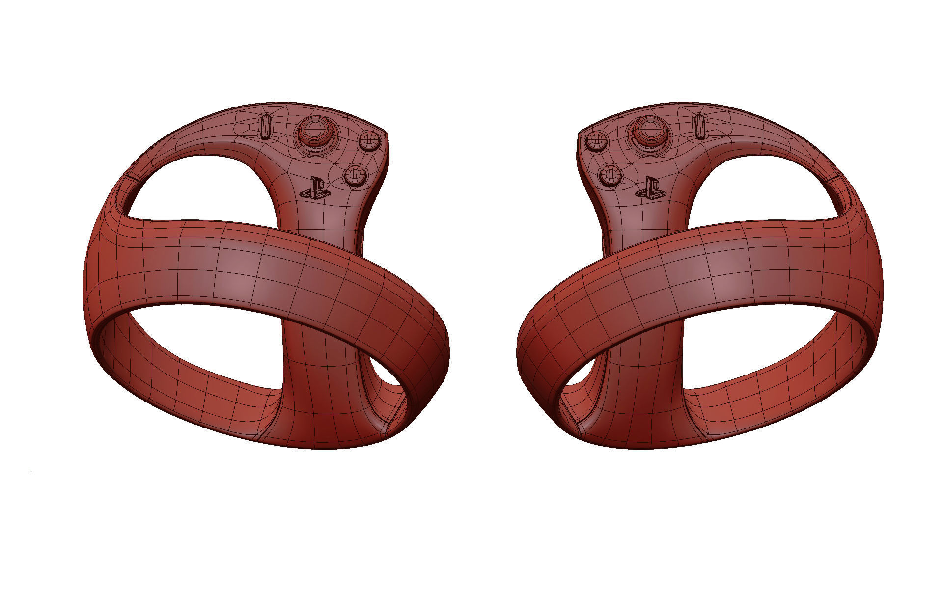 Sony Playstation VR 2 Controllers 3D model | CGTrader