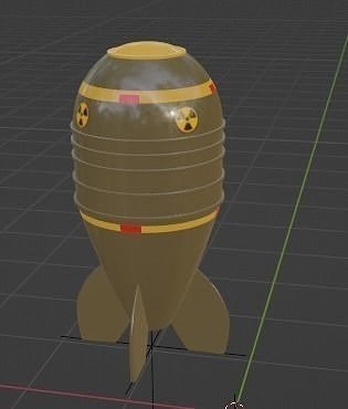 3D model Nuclear bomb VR / AR / low-poly | CGTrader