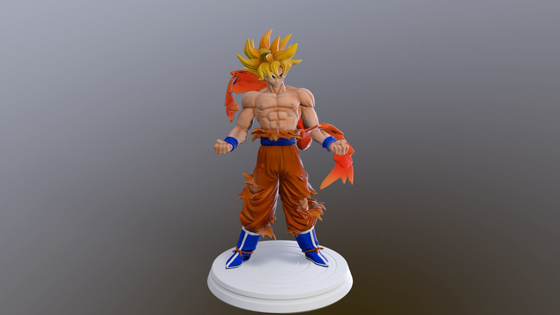 Goku Dragon ball z 3D model 3D printable | CGTrader