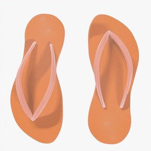 3D model Flip flops VR / AR / low-poly | CGTrader