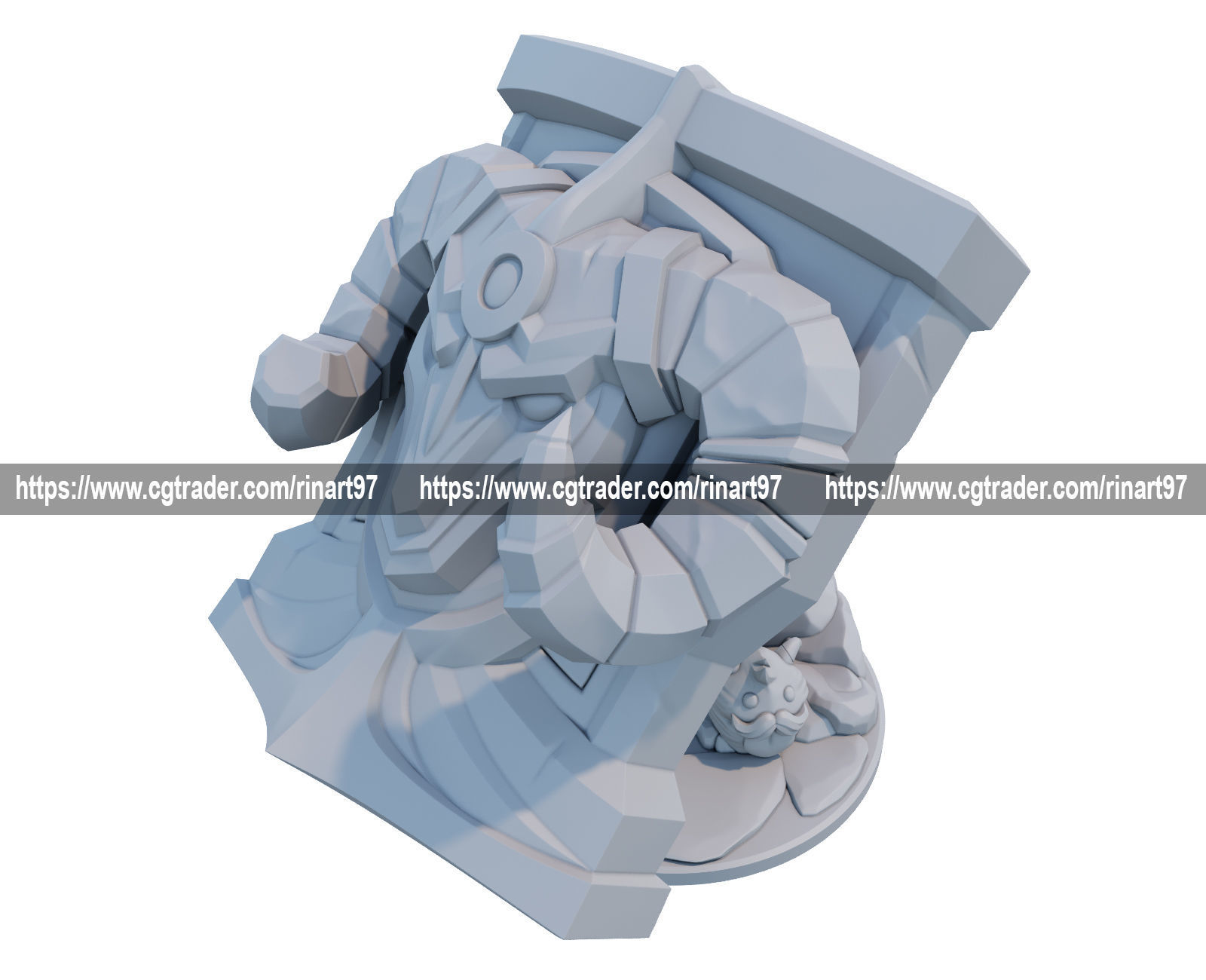 braum 3D print model from League of Legends 3D model 3D printable ...
