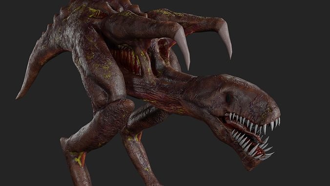 3D model Monster PBR VR / AR / low-poly | CGTrader
