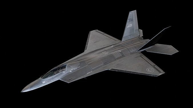 3D model TAI TF-X Turkish stealth Fighter VR / AR / low-poly | CGTrader