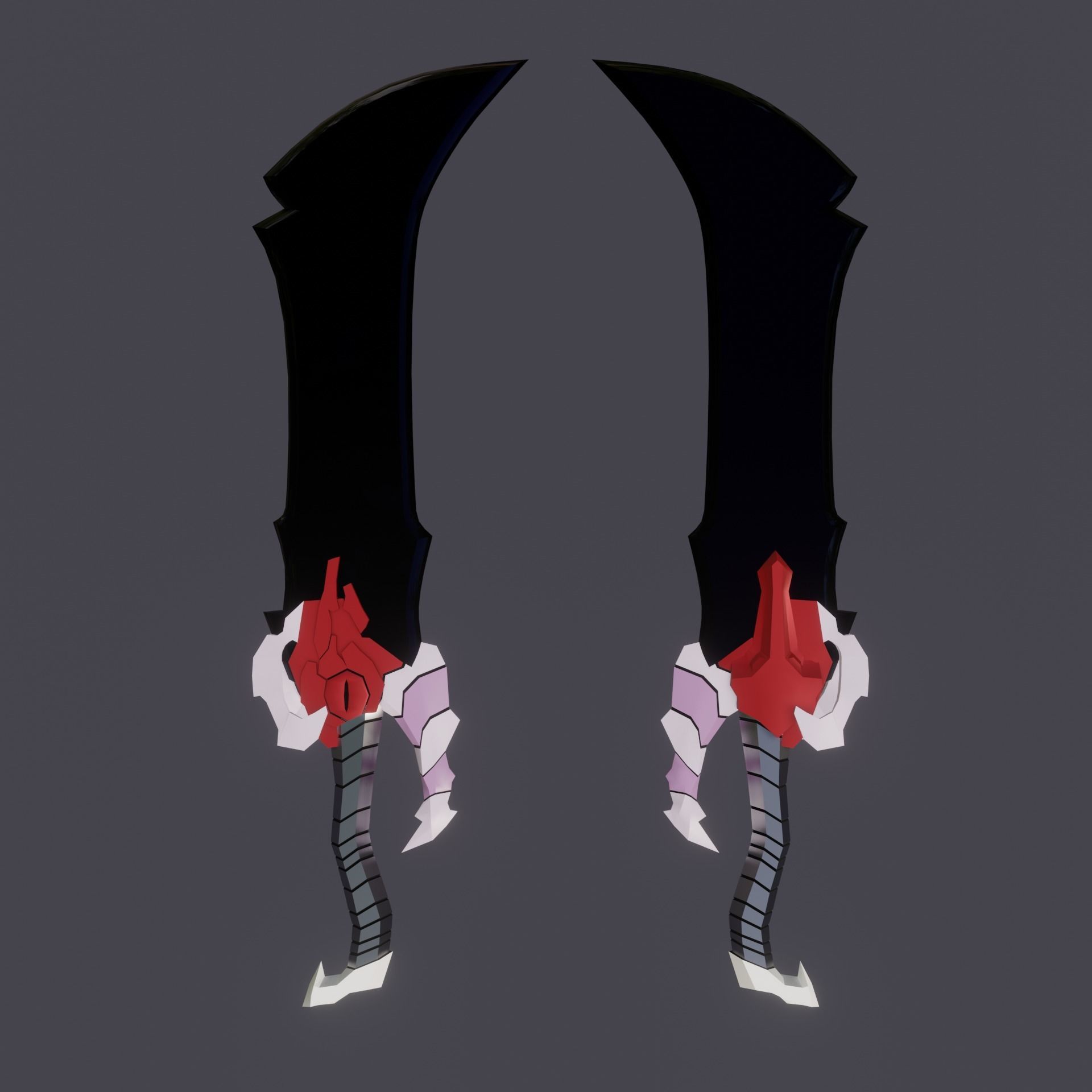 3D model Demon King Daggers Solo Leveling VR / AR / low-poly | CGTrader