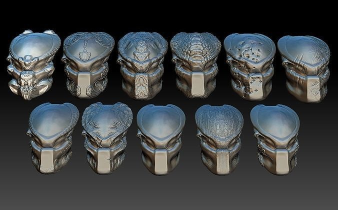predator helmet pack 3D model 3D printable | CGTrader