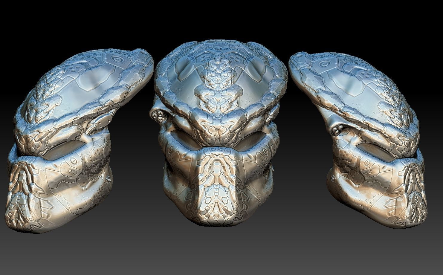 predator helmet pack 3D model 3D printable | CGTrader